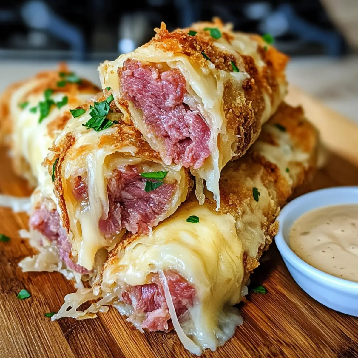 Keto Crispy Reuben Roll-Ups: Crunchy Flavor in Every Bite – Propertastyfood