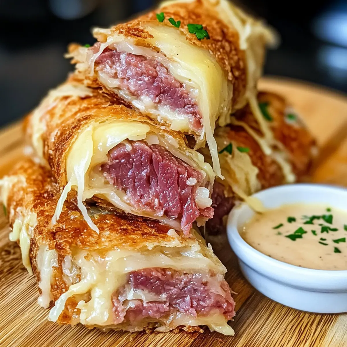 Keto Crispy Reuben Roll-Ups: Crunchy Flavor in Every Bite – Propertastyfood