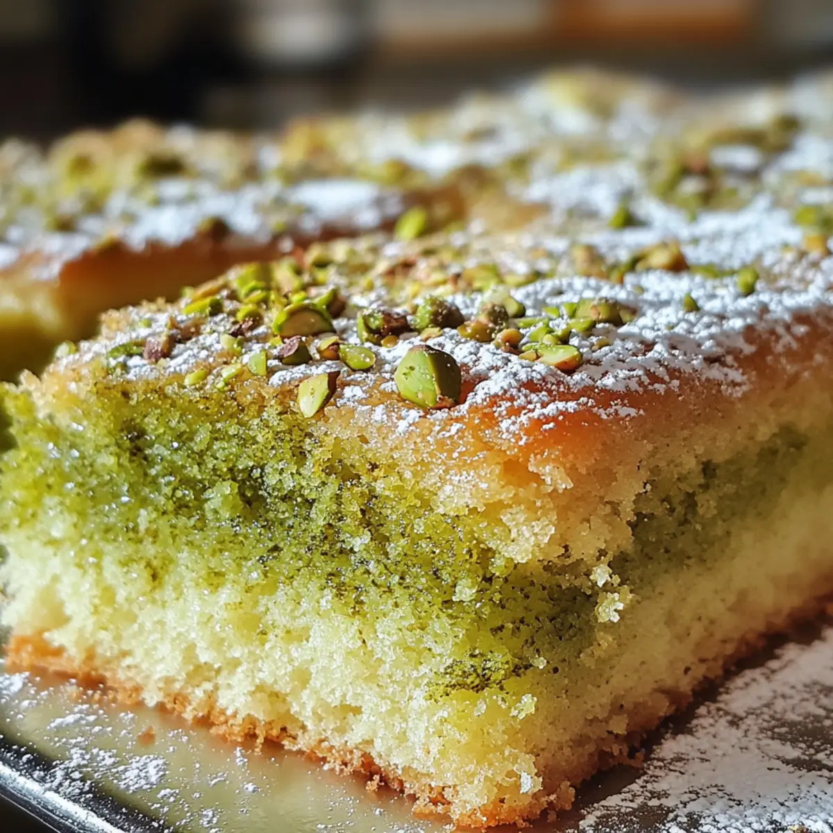 Heavenly Buttery Pistachio Gooey Butter Cake Delight – Propertastyfood