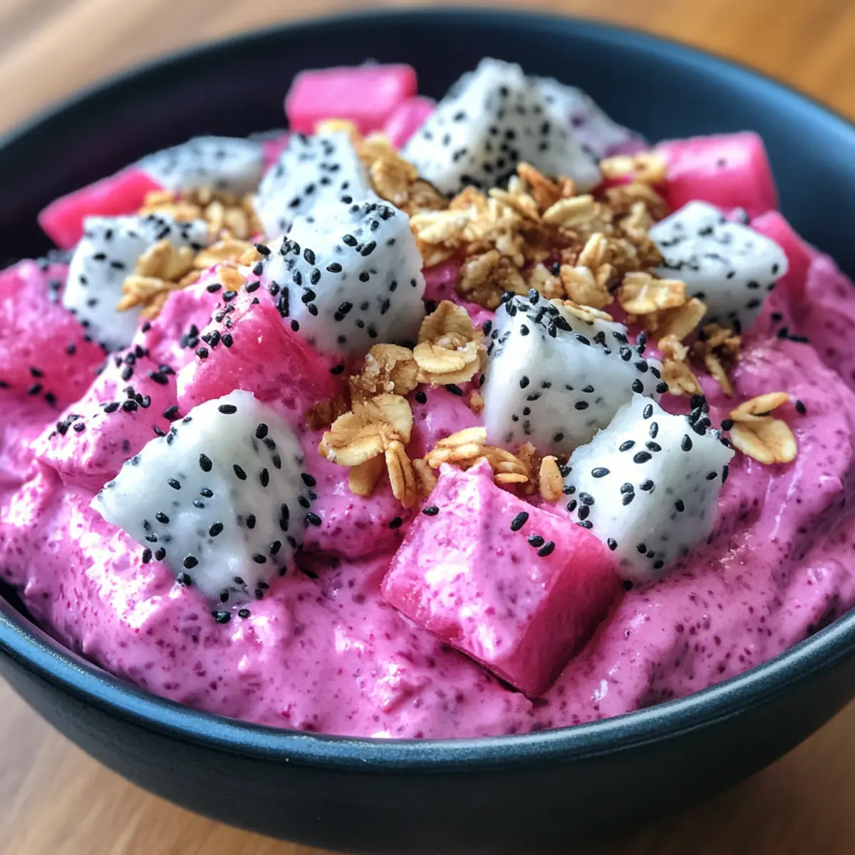 Creamy Dragon Fruit Whipped Cottage Cheese in 5 Minutes – Propertastyfood